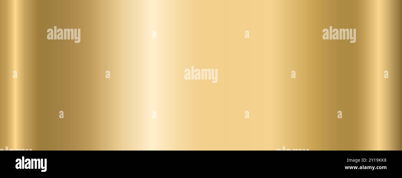 Golden metallic gradients with highlights. A pattern with a shiny ...