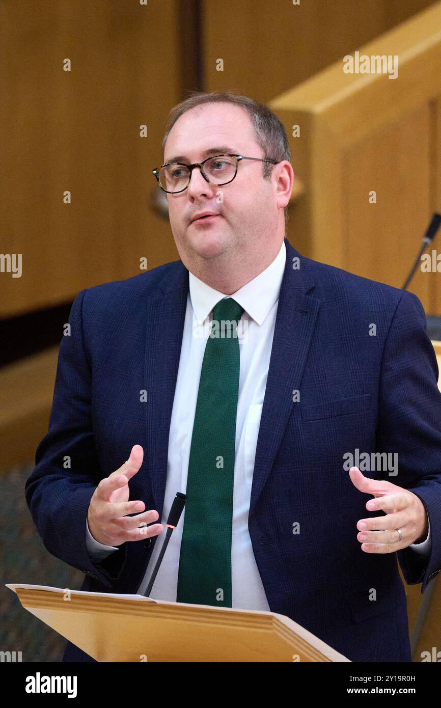 Edinburgh Scotland, UK 05 September 2024. Paul O'Kane MSP at the ...
