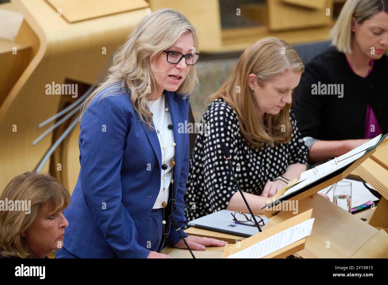 Edinburgh Scotland, UK 05 September 2024. Acting Cabinet Secretary for ...
