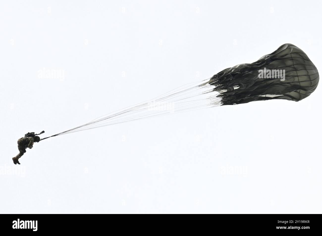 A Spartan paratrooper from the 2nd Infantry Brigade Combat Team ...