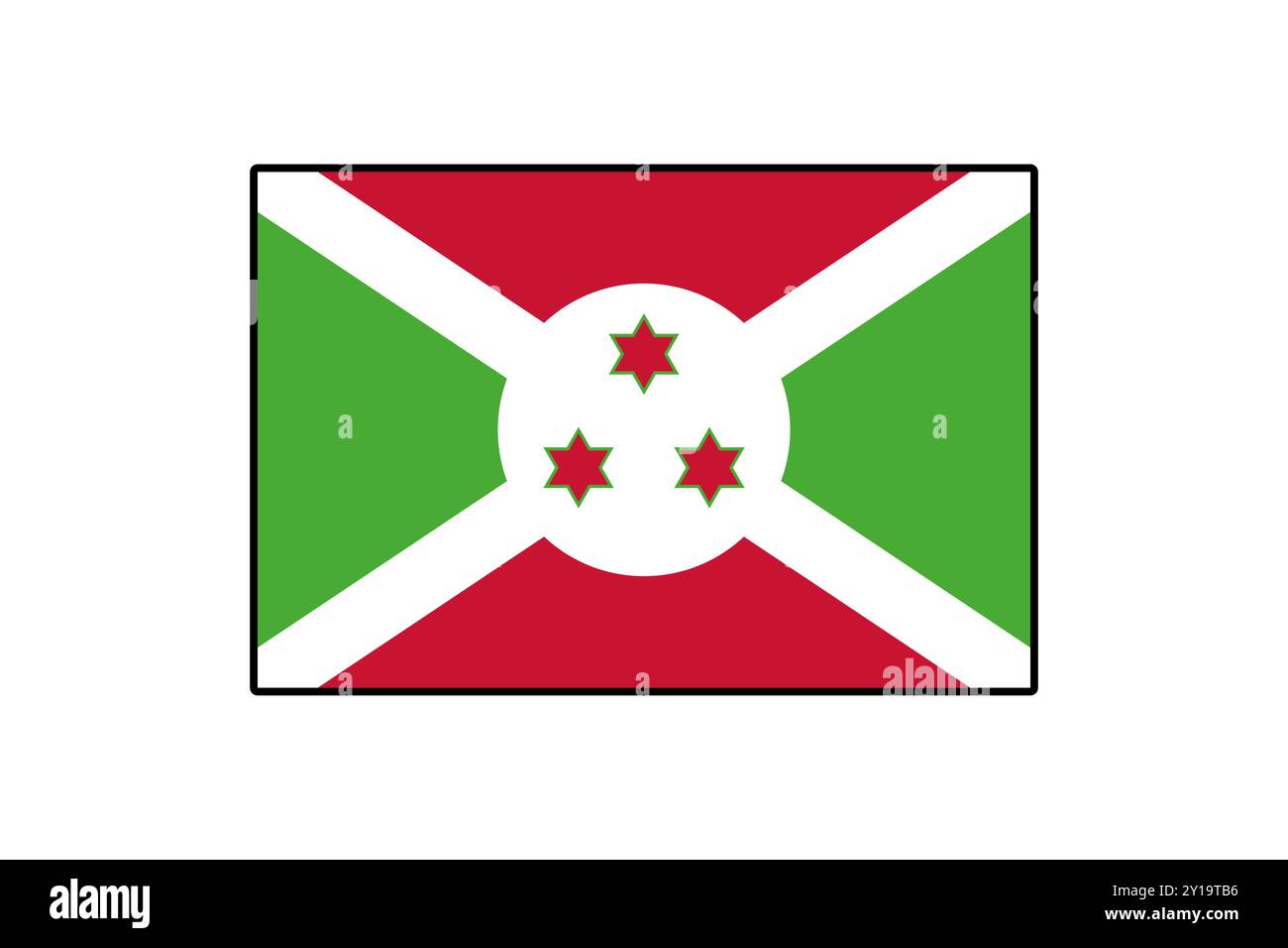 White flag with diagonal red cross Cut Out Stock Images & Pictures - Alamy