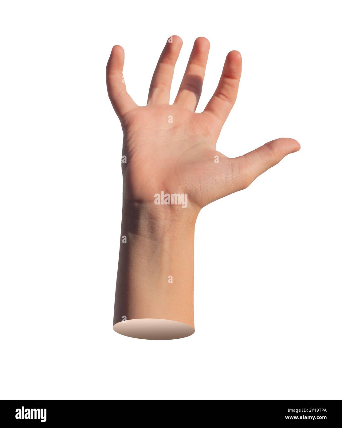 Grabbing, hand gesture, sign isolated on white background Stock Photo ...