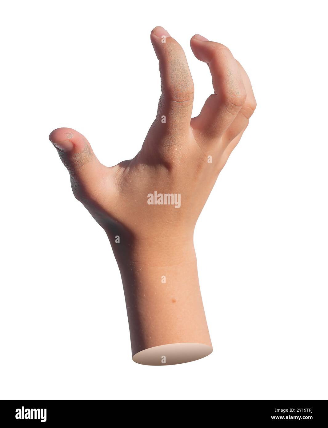 Catching, hand gesture, sign isolated on white background Stock Photo ...