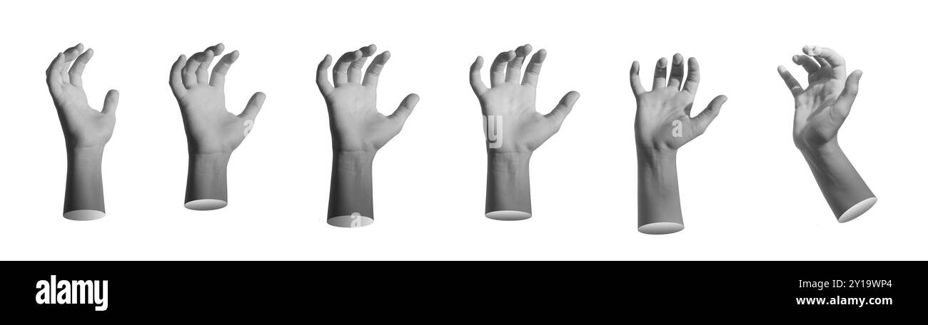 Kids sign for holding, grabbing. Hand grasping invisible object ...