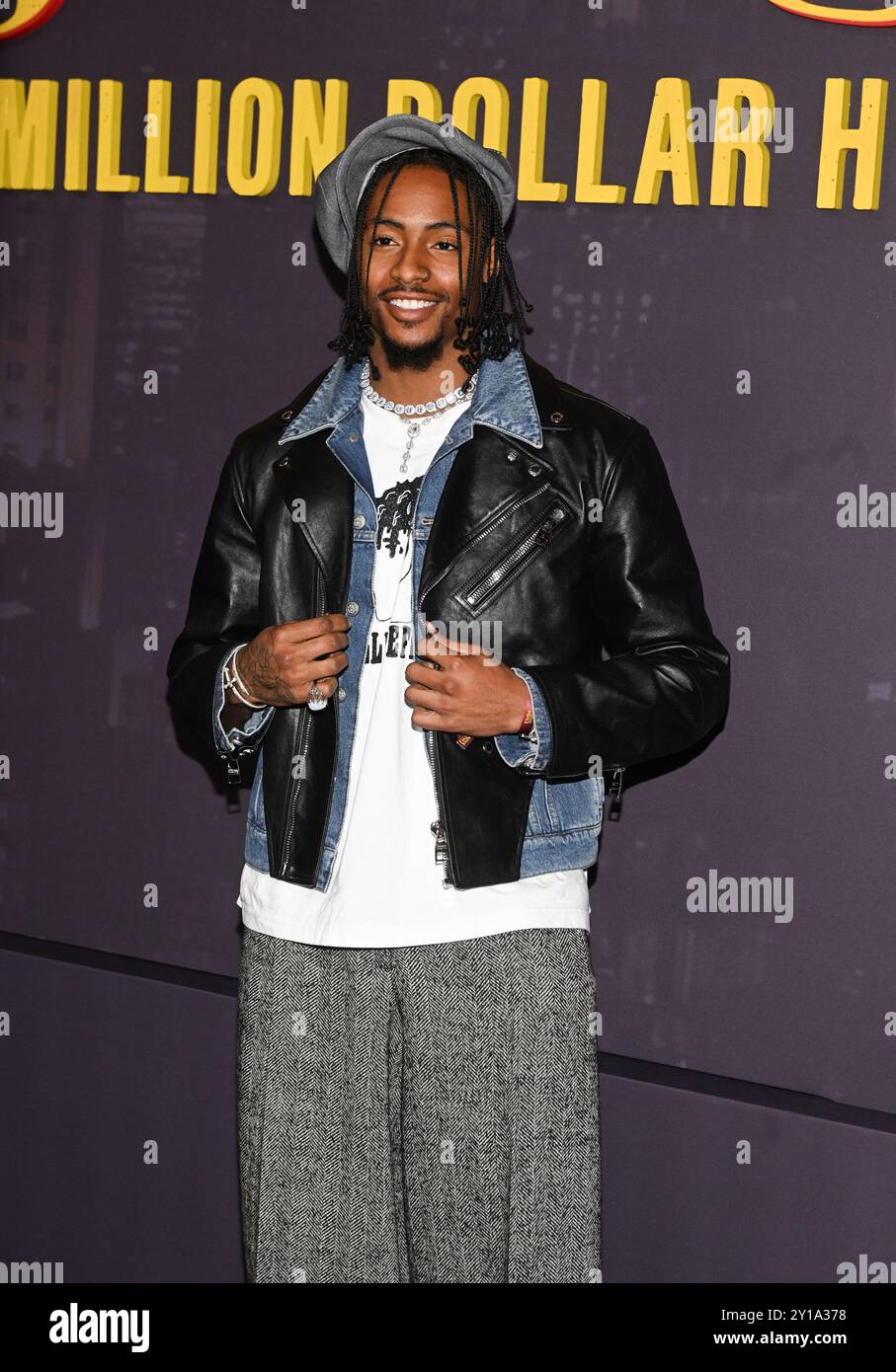 New York, USA. 04th Sep, 2024. Kordell Beckham attends Peacock's "Fight ...