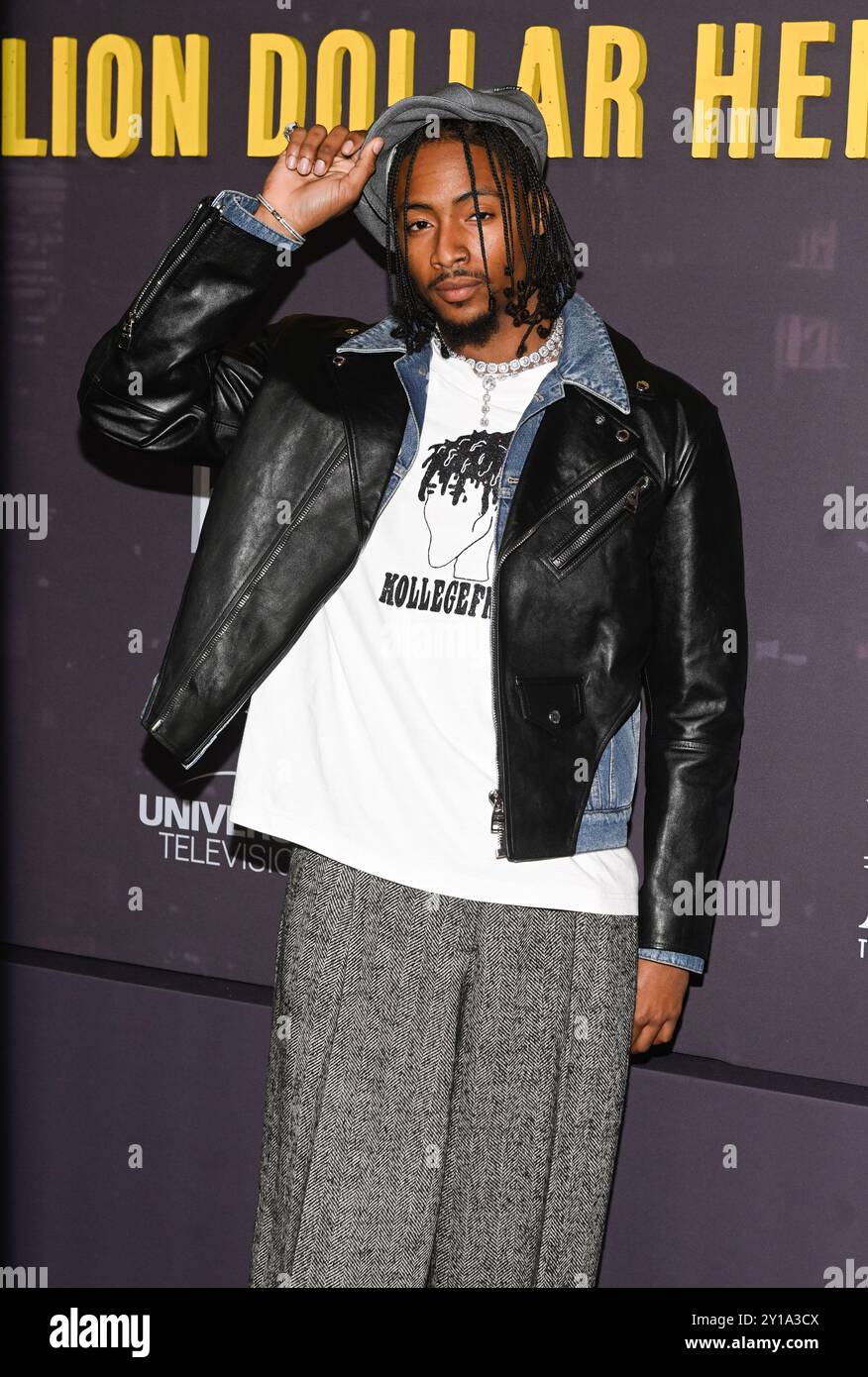 New York, USA. 04th Sep, 2024. Kordell Beckham attends Peacock's "Fight ...