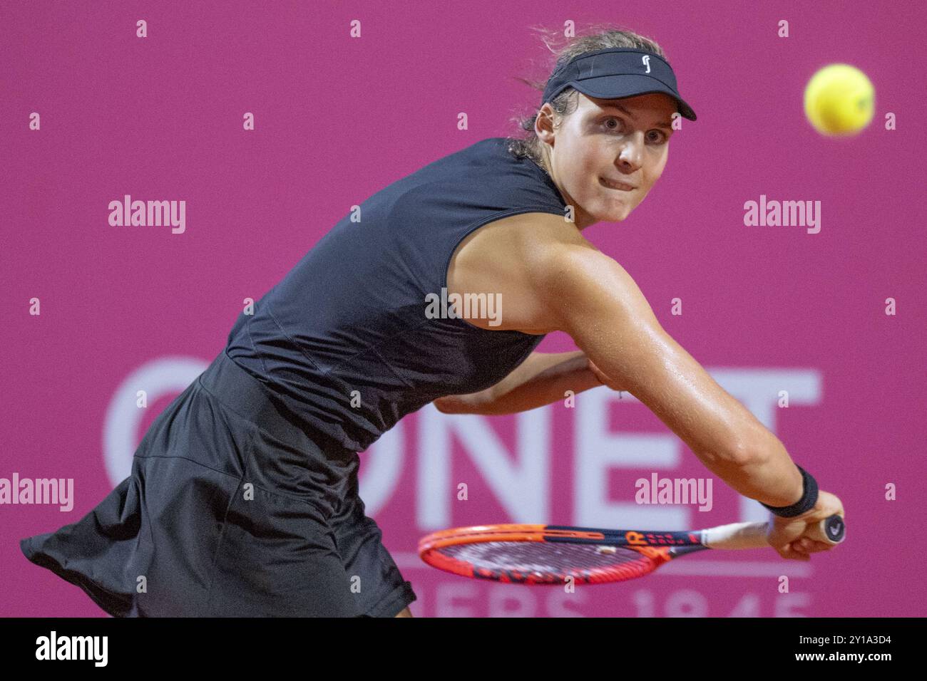 Montreux Switzerland, 09 05 2024: Tara Wurth (CRO) vs Anouk Koevermans ...