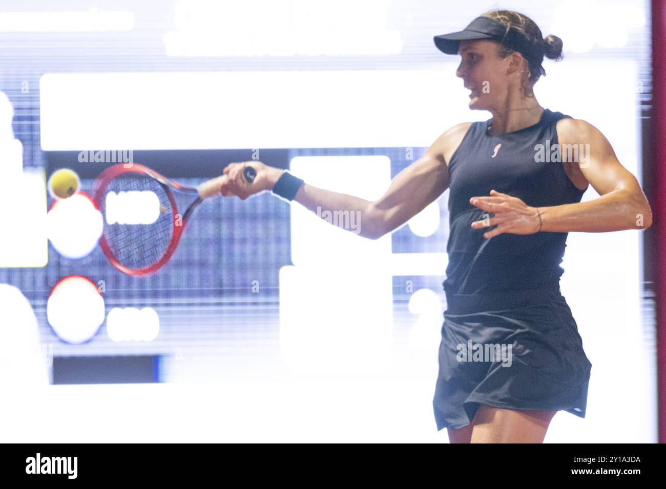 Montreux Switzerland, 09 05 2024: Tara Wurth (CRO) vs Anouk Koevermans ...