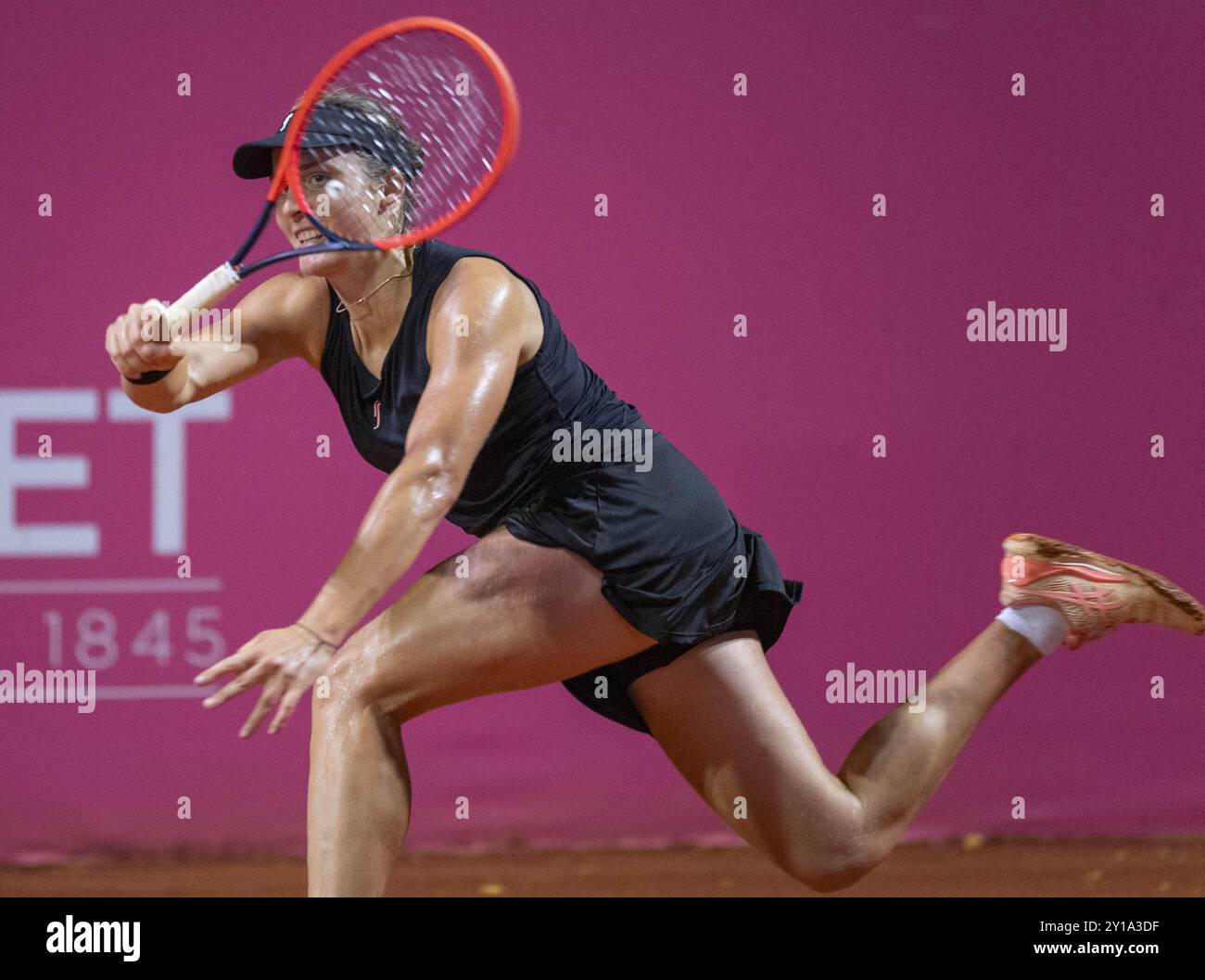 Montreux Switzerland, 09 05 2024: Tara Wurth (CRO) vs Anouk Koevermans ...