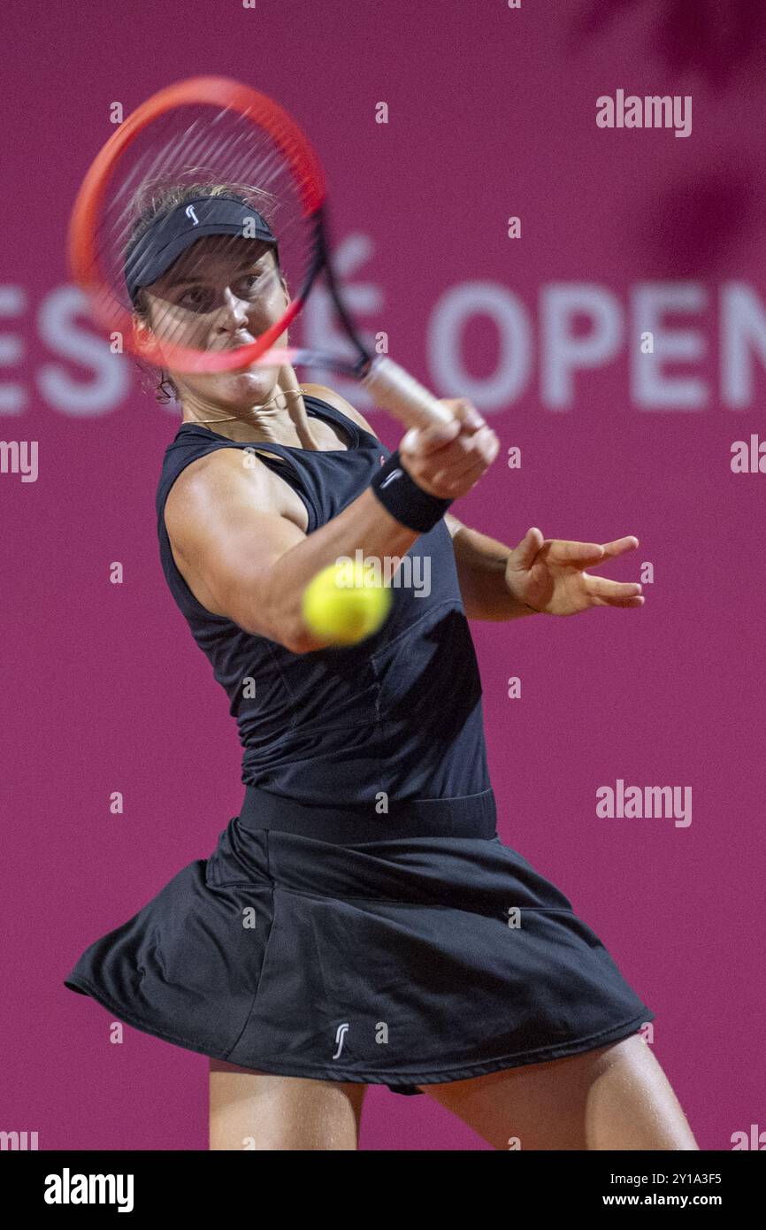 Montreux Switzerland, 09 05 2024: Tara Wurth (CRO) vs Anouk Koevermans ...