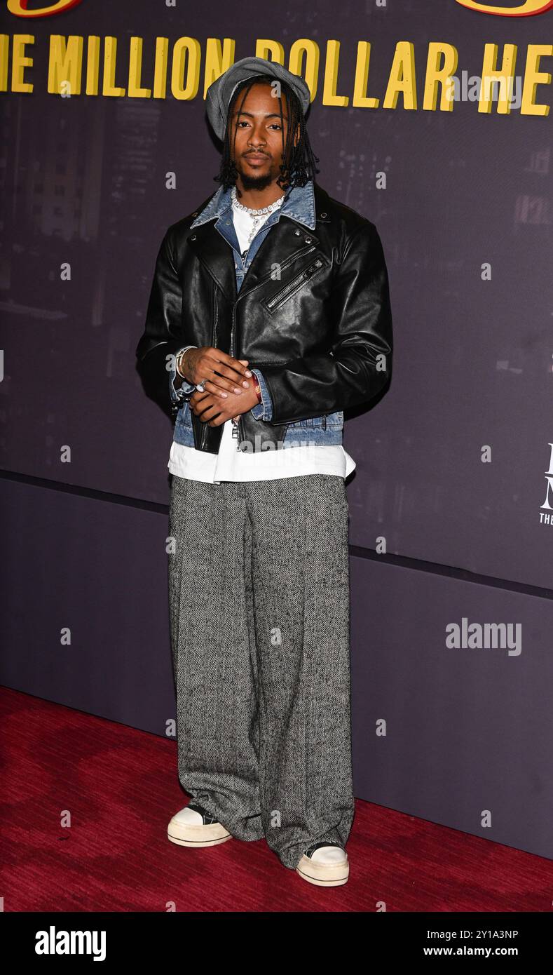 New York, USA. 04th Sep, 2024. Kordell Beckham attends Peacock's "Fight ...