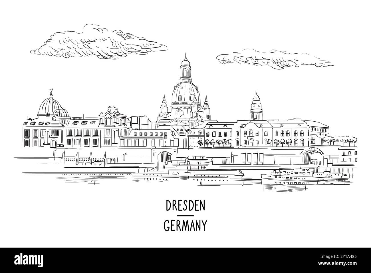 Dresden to view Stock Vector Images - Alamy