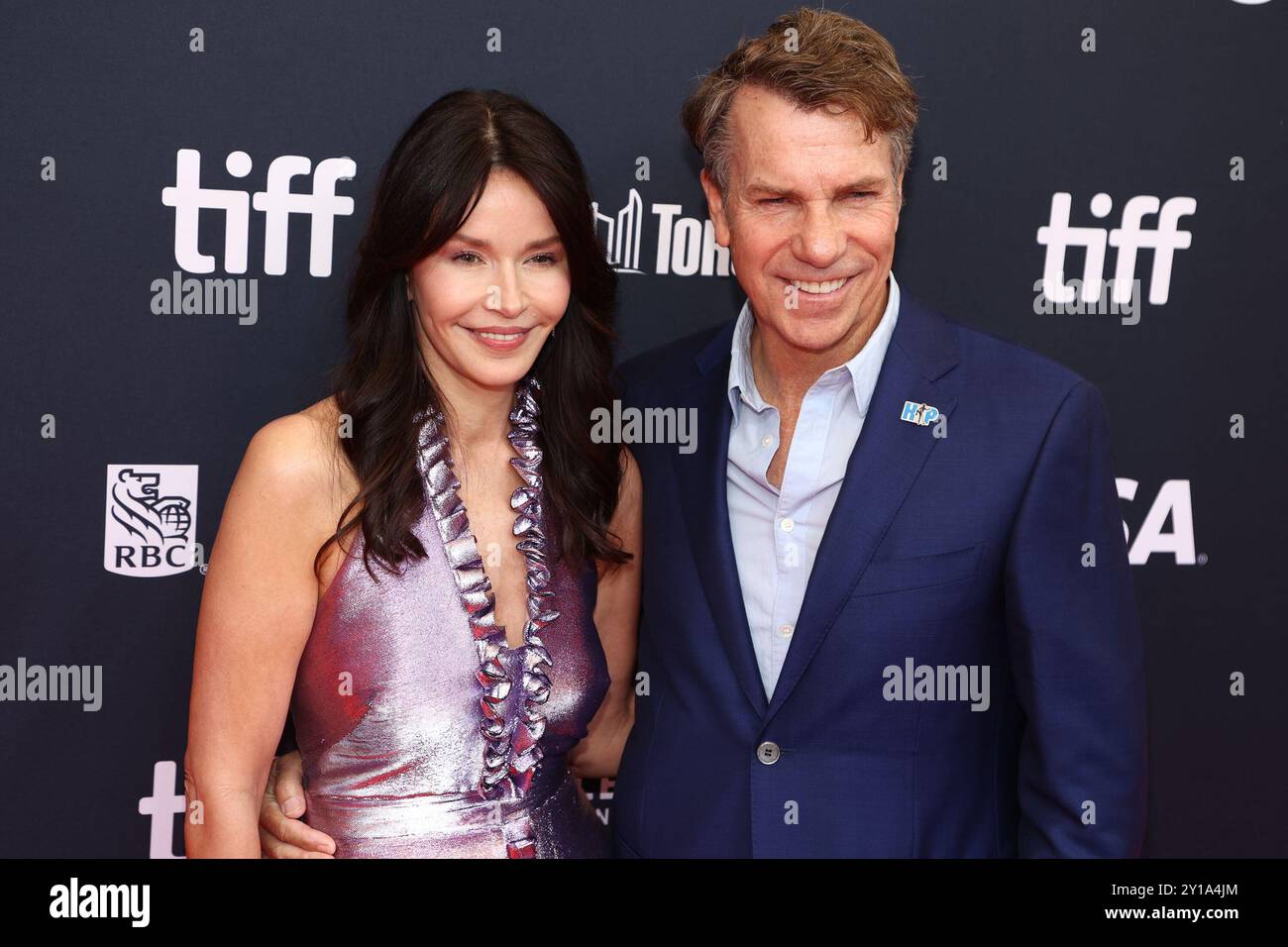 On. 05th Sep, 2024. Caroline Irving, Mike Downie (Director) at arrivals ...