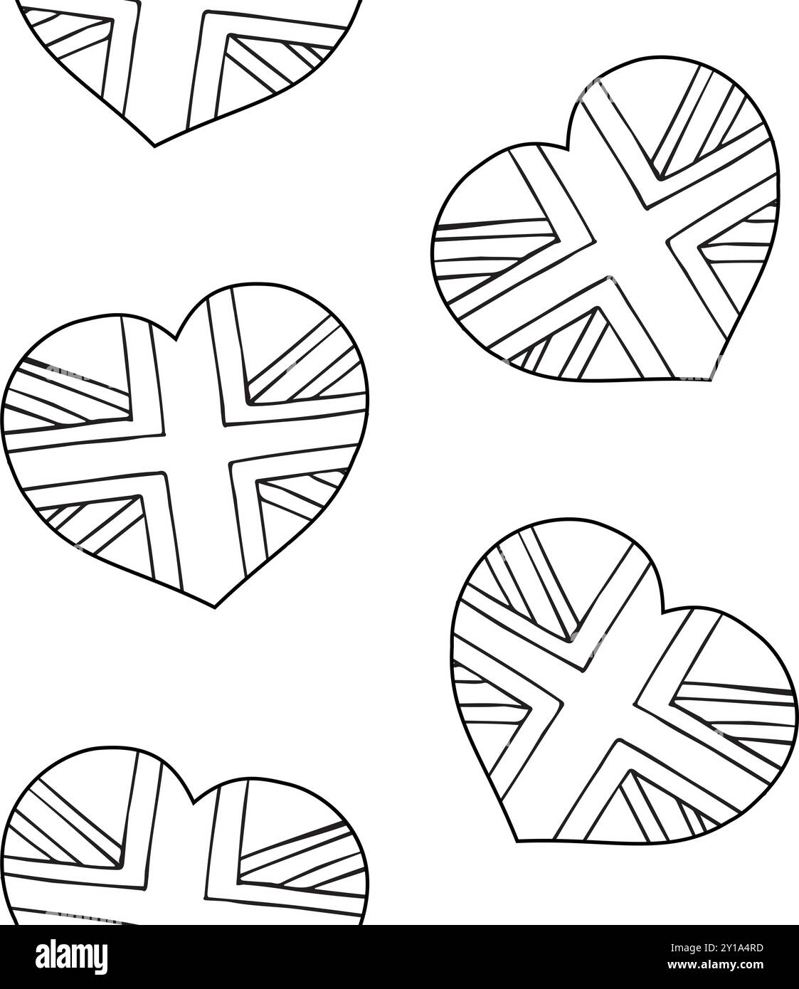 Vector seamless pattern of Great Britain flag Stock Vector Image & Art ...