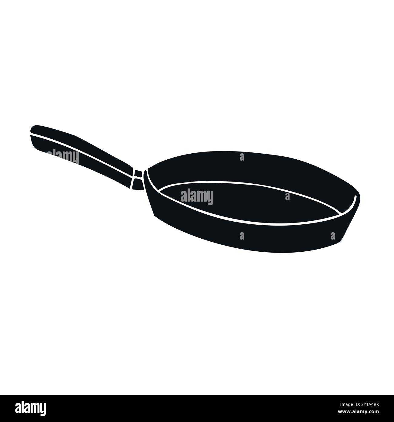 Vector hand drawn doodle sketch frying pan Stock Vector Image & Art - Alamy
