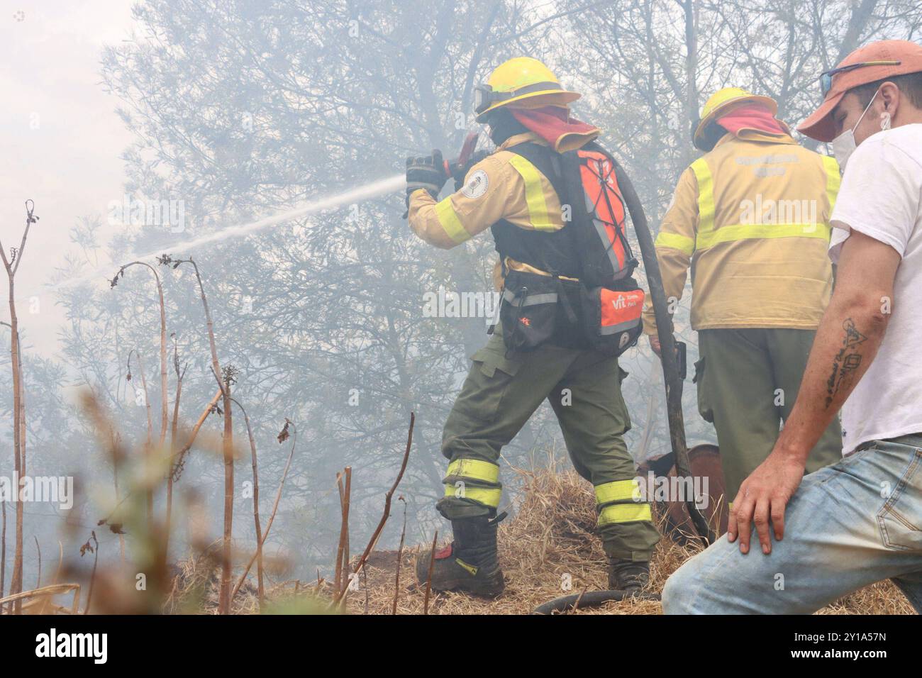 NAYON VALLEY FIRE Quito, Thursday, September 5, 2024 Fire in Tumbaco ...