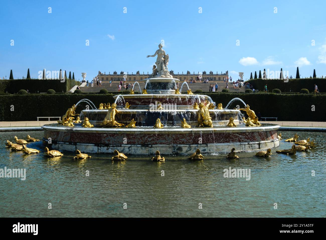 Latona's Fountain - Château de Versailles - Palace of Versailles Stock ...