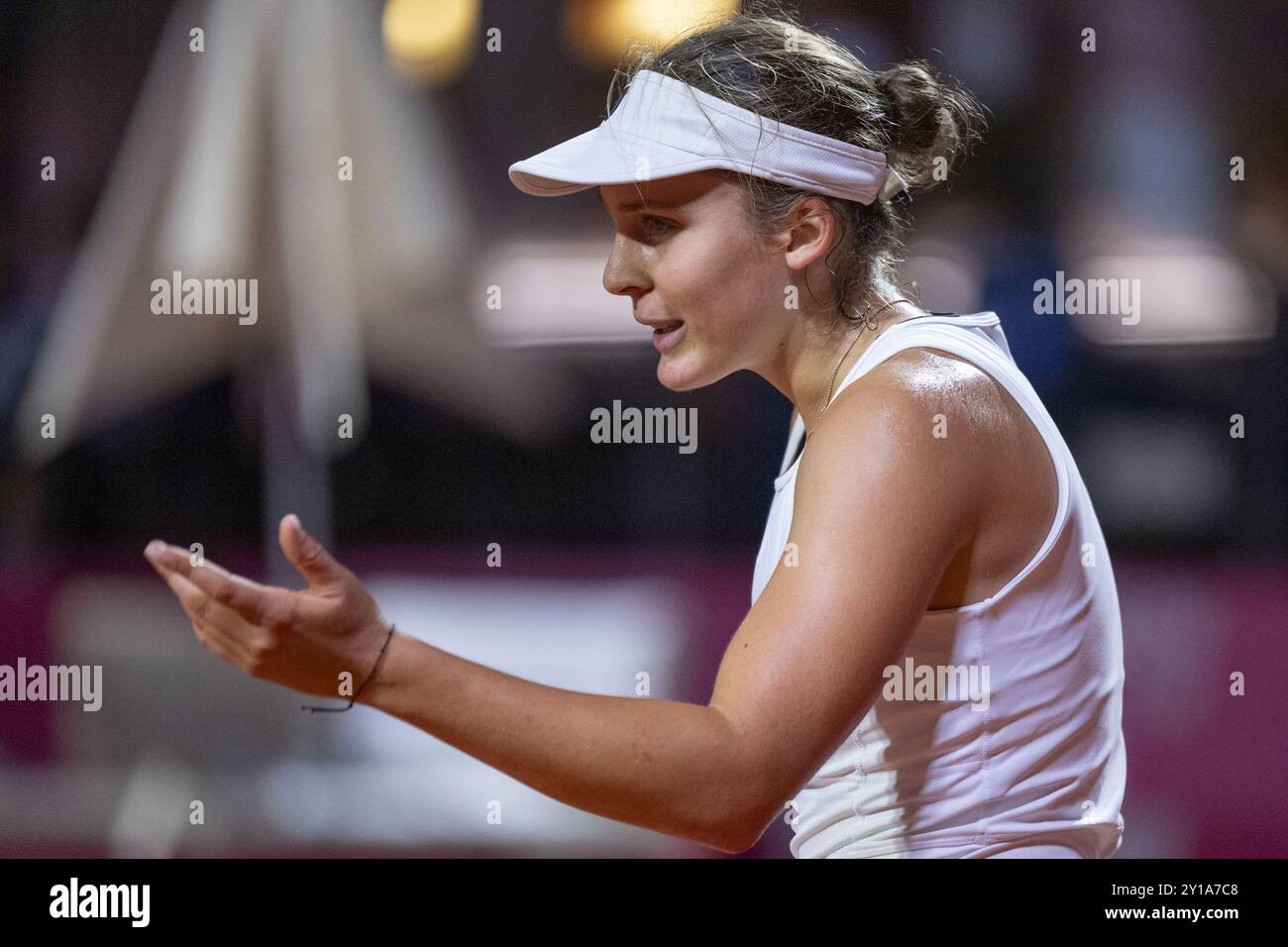 Montreux Switzerland, 09 05 2024: Tara Wurth (CRO) vs Anouk Koevermans ...