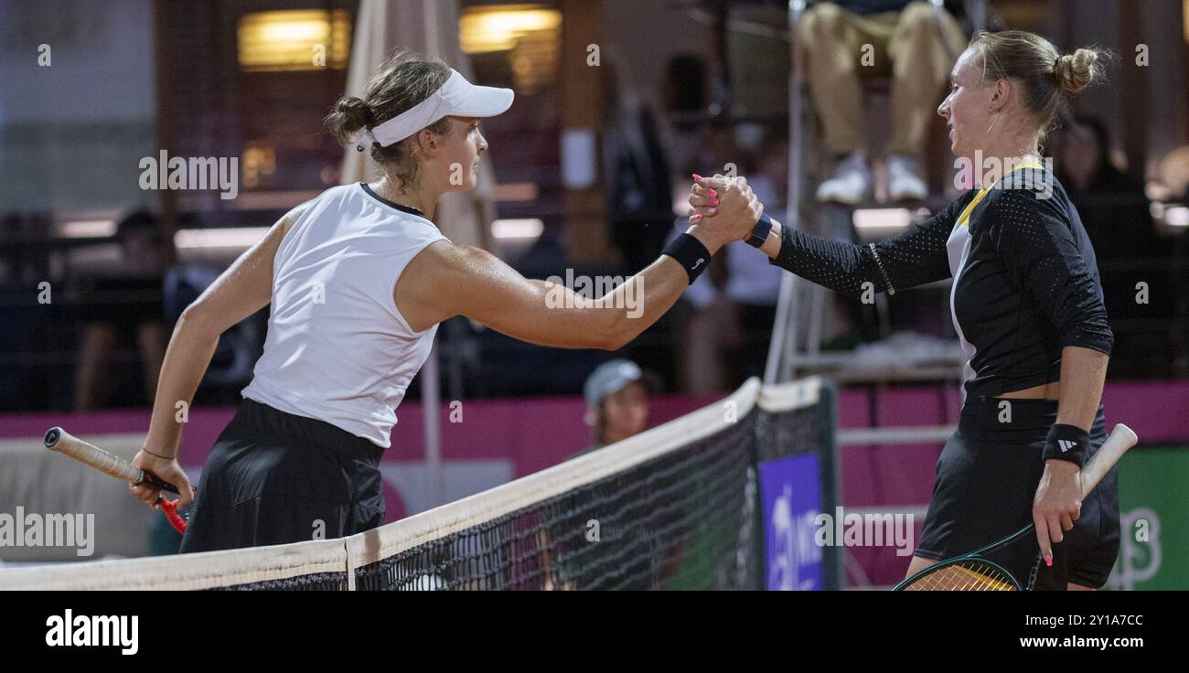 Montreux Switzerland, 09 05 2024: Tara Wurth (CRO) wins round of 16 vs ...