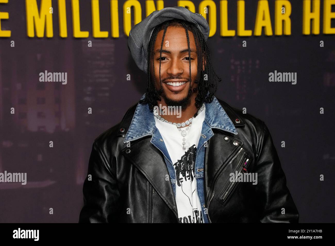 Kordell Beckham attends the premiere of Peacock's "Fight Night: The ...