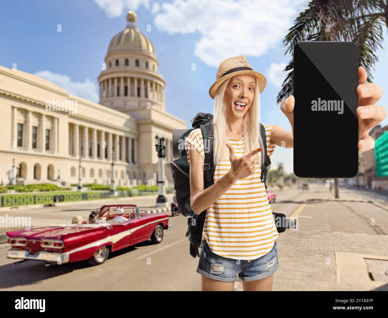 Pointing to cuba hi-res stock photography and images - Alamy