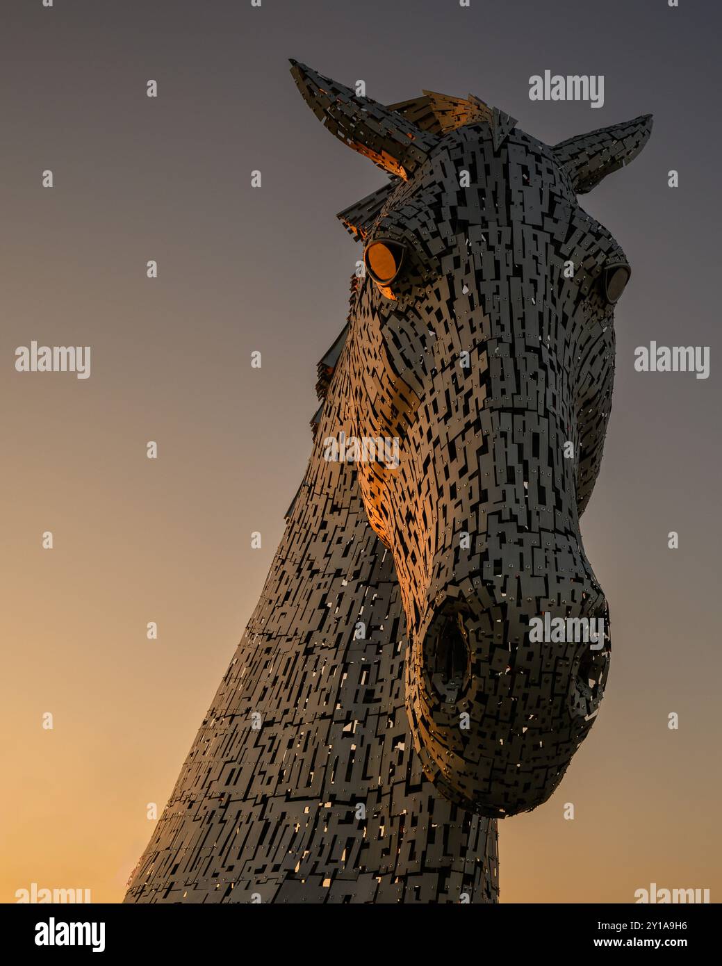 Close Up Photo Of Iconic Scottish Tourist Attraction, Duke The Kelpie ...
