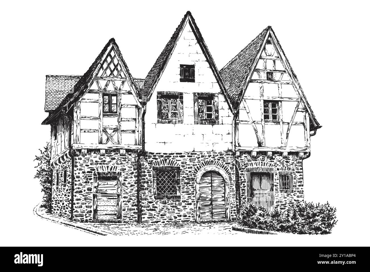 Cobblestone cottage Cut Out Stock Images & Pictures - Alamy