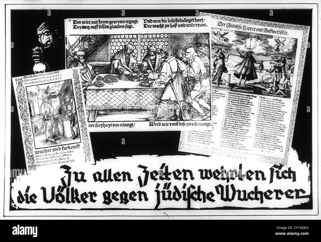 Propaganda slide entitled "Throughout history the nations defended ...