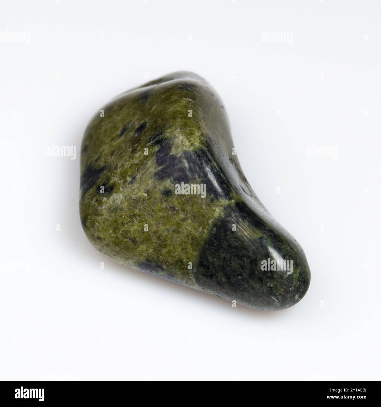 Polished Serpentine Gemstone: A Glimpse into Earth's Natural Beauty ...