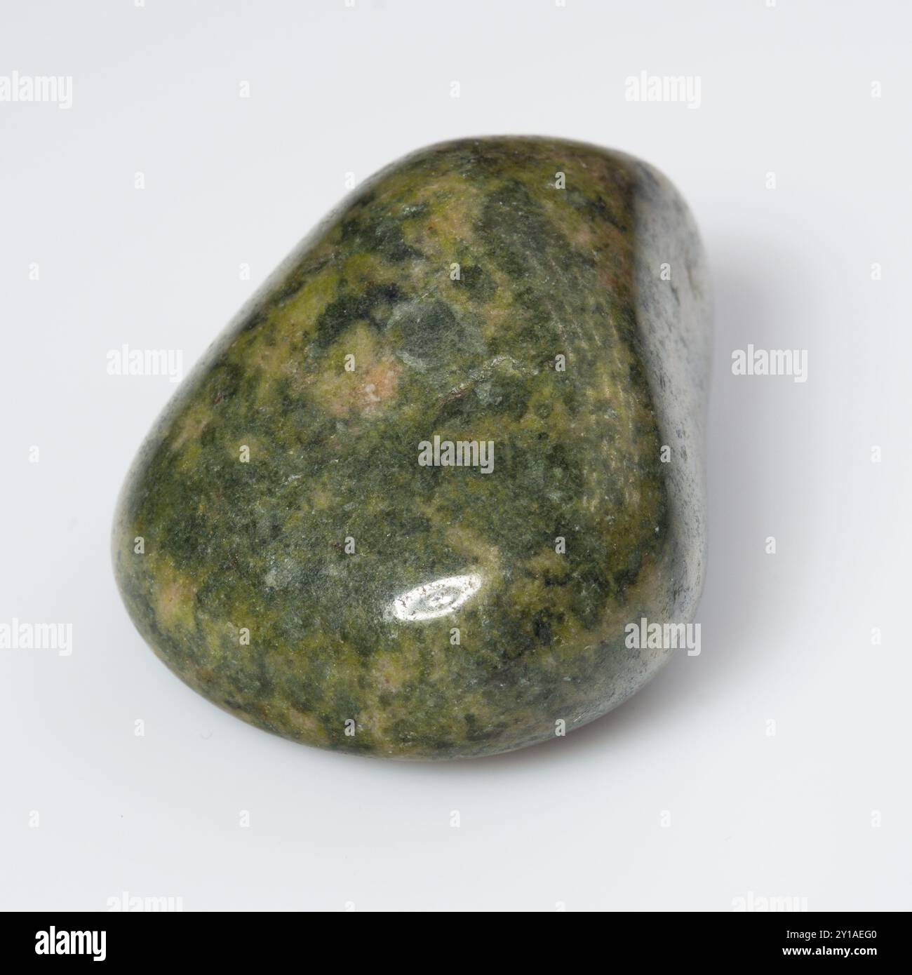 Raw green serpentine mineral isolated hi-res stock photography and ...