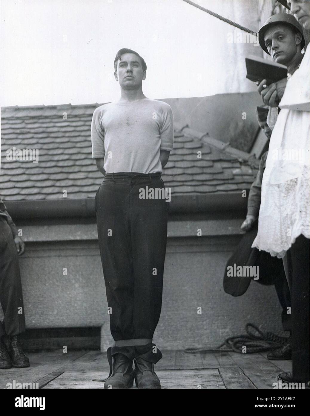 Execution of Former SS-Unterscharfuehrer Josef Riegler at Landsberg ...