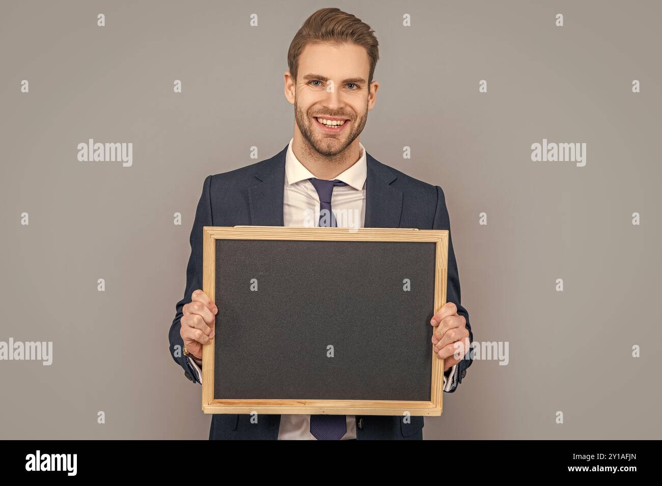 Business man promoter boost idea. Businessman do business advertisement ...