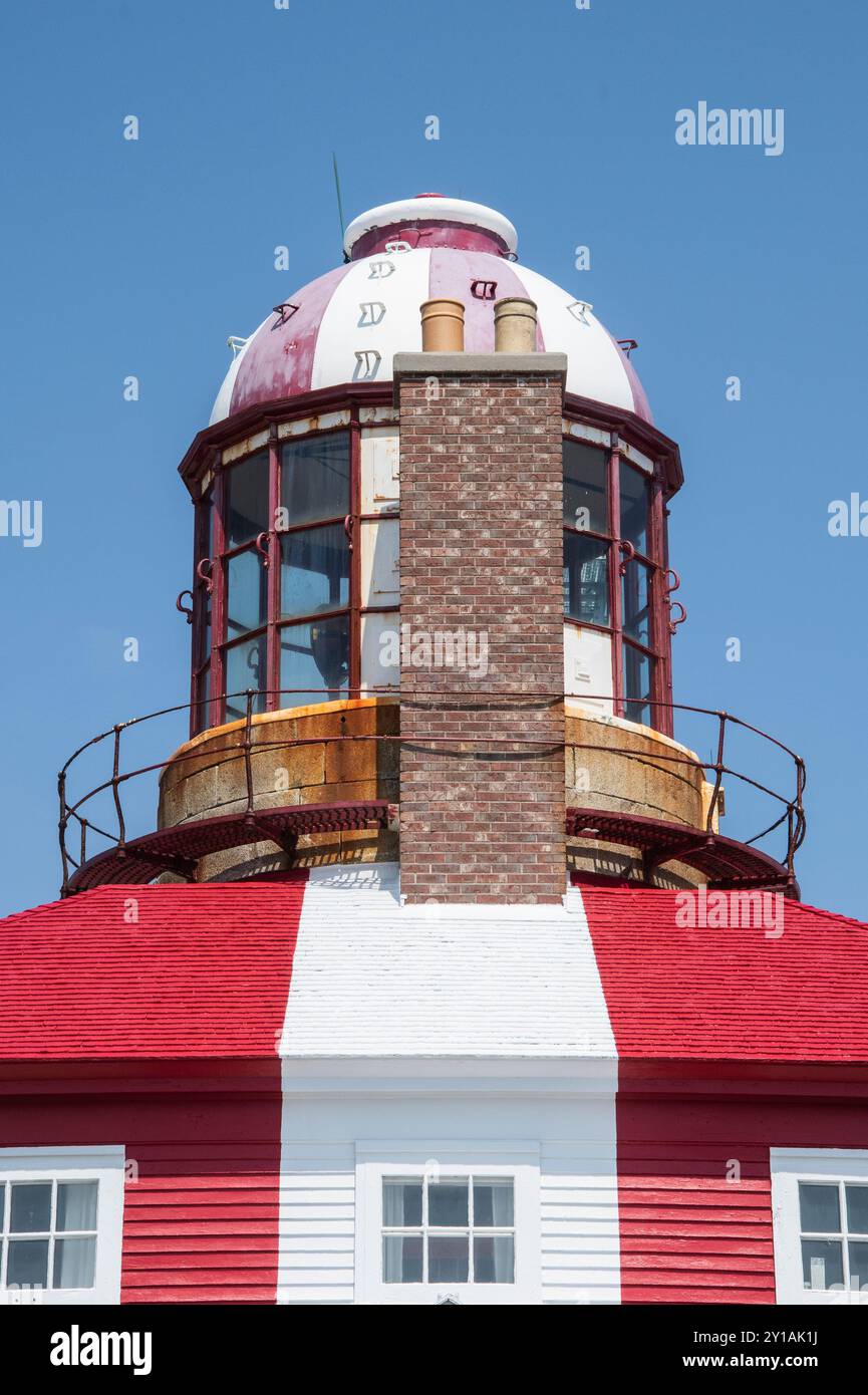 Light on Cape Bonavista Lighthouse in Bonavista, Newfoundland ...