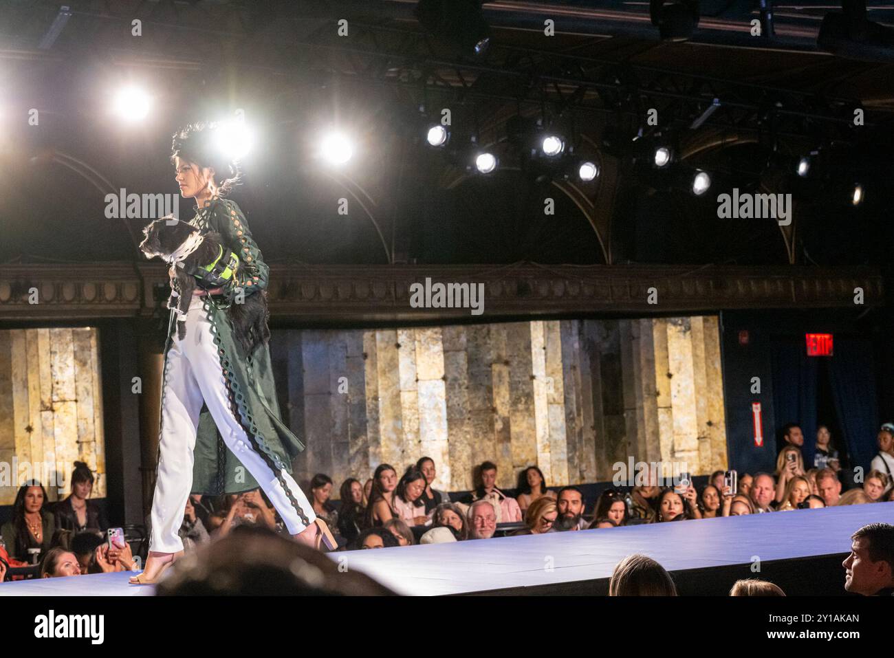 New York, New York, USA. 5th Sep, 2024. Model REESE CONNOR with Kirk ...