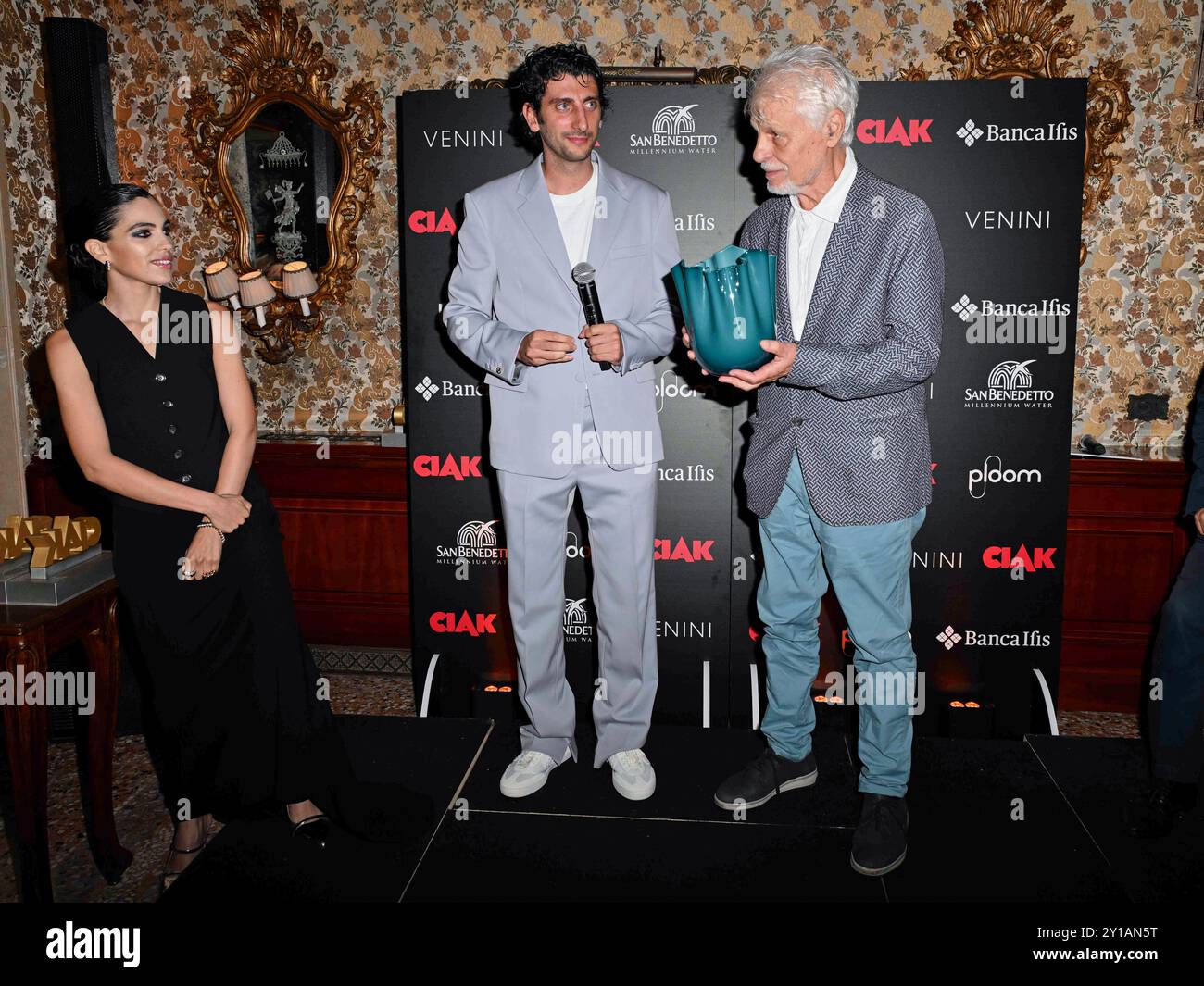 Venice, 81st Venice Film Festival 2024 -. Ciak Award. In the photo ...