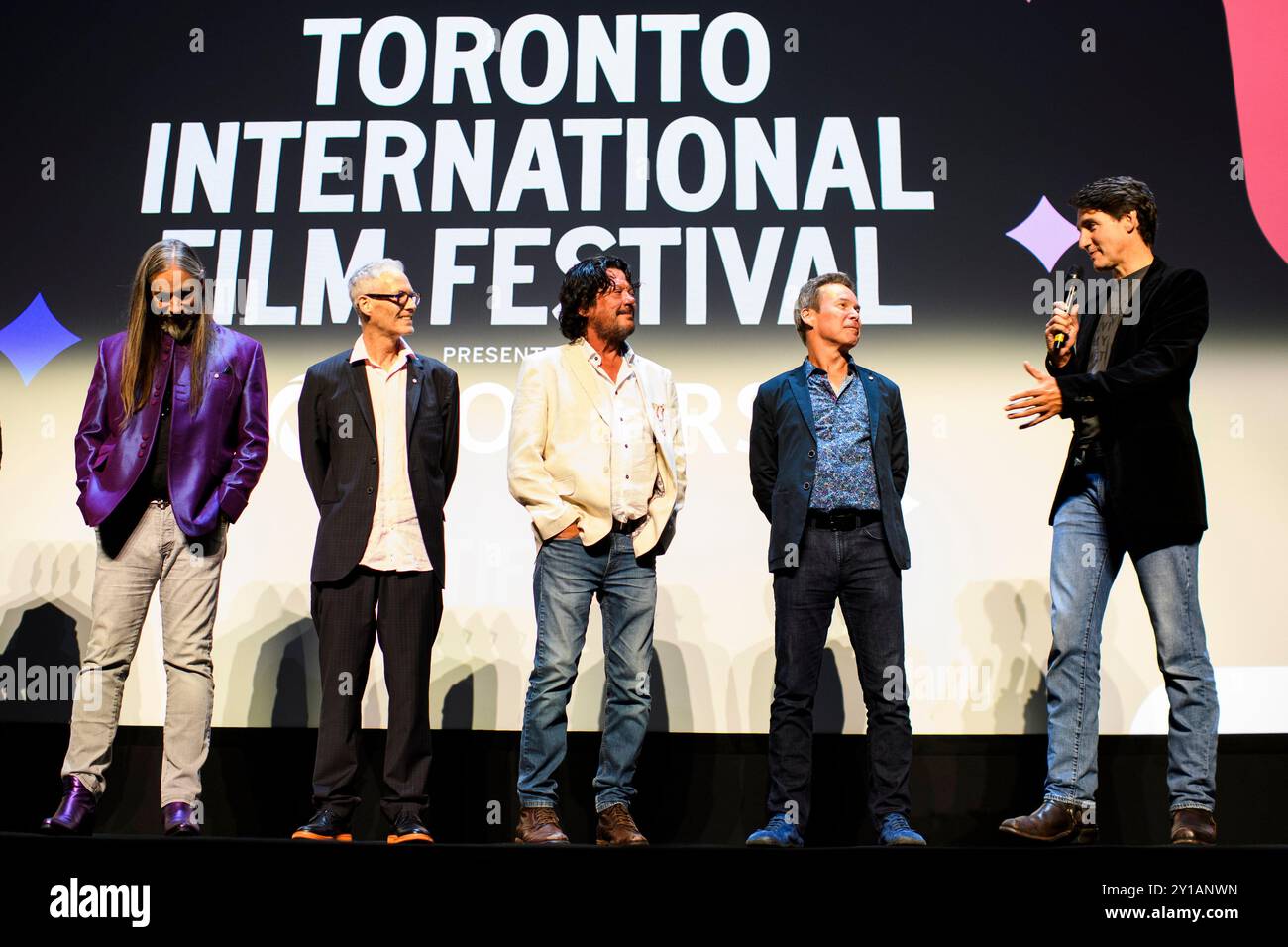 Toronto, Canada. 05th Sep, 2024. Prime Minister Justin Trudeau greets ...