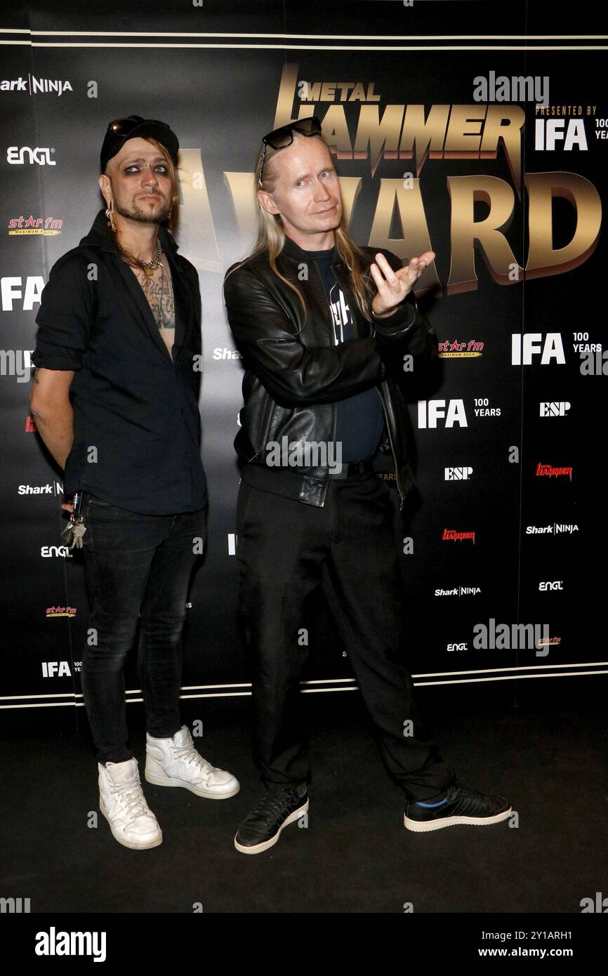 Axel One and Roman Geike (Romano) at the Metal Hammer Awards 2024 in ...