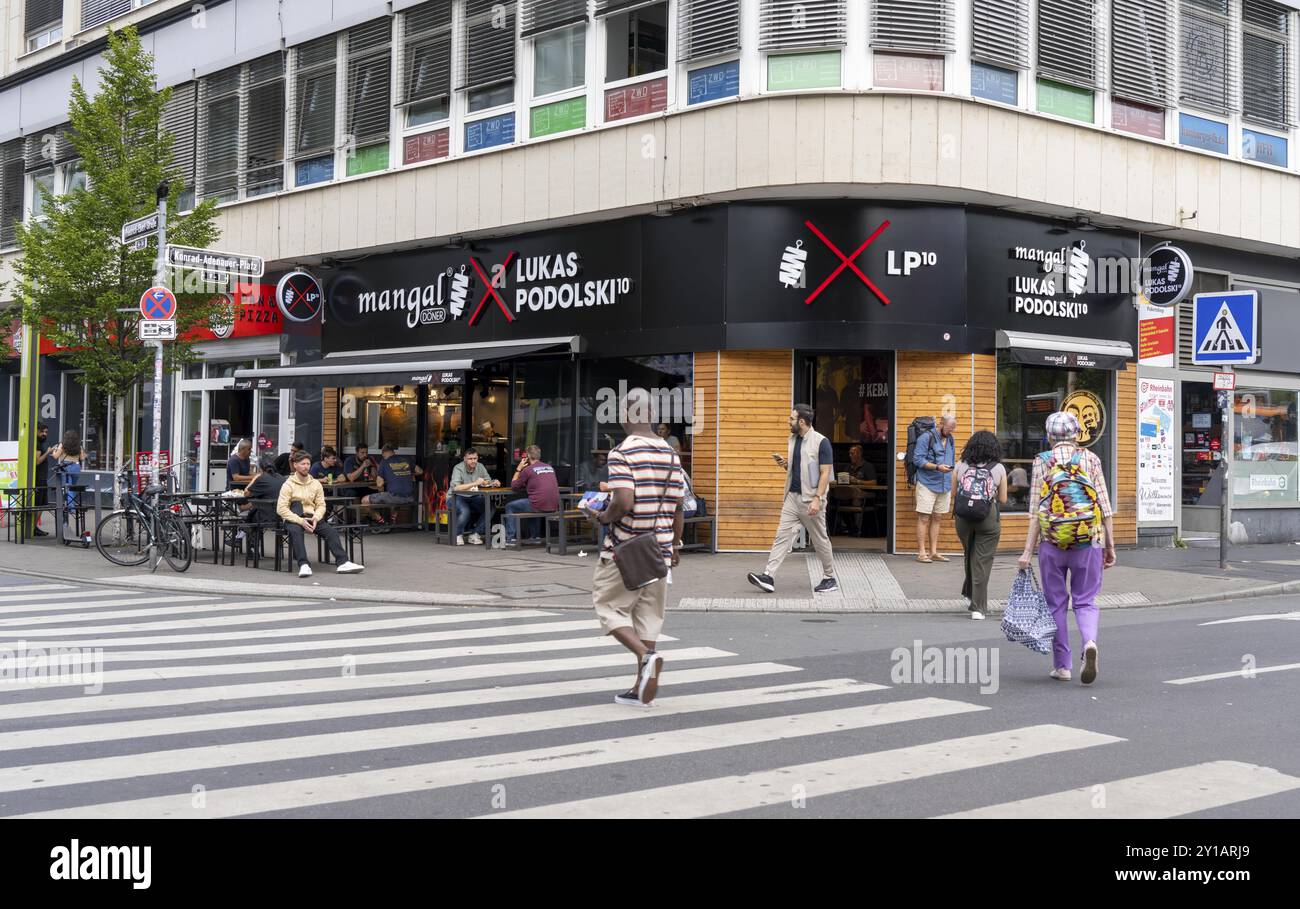 Kebab restaurant of the Mangal & Lukas Podolski 10 chain, on Konrad ...