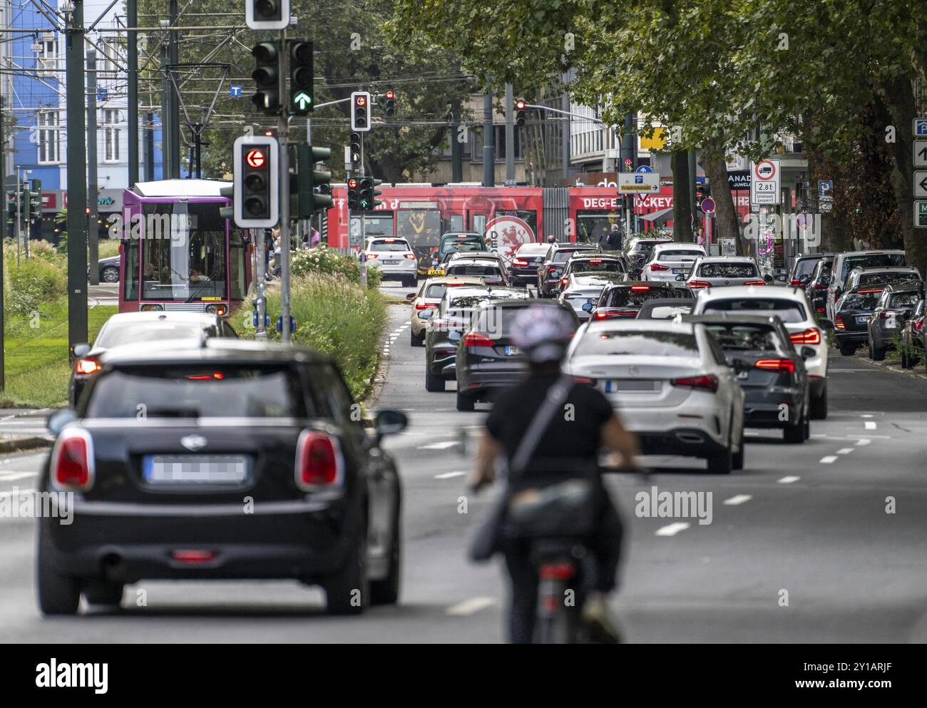 Intersections road junctions tram lines hi-res stock photography and ...