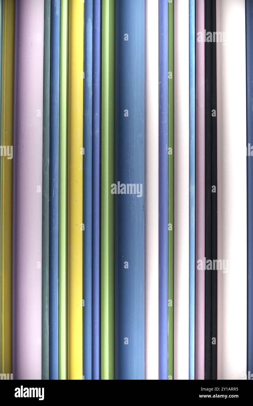 Le Moretti tubes, ventilation tower, designed by the artist Raymond ...