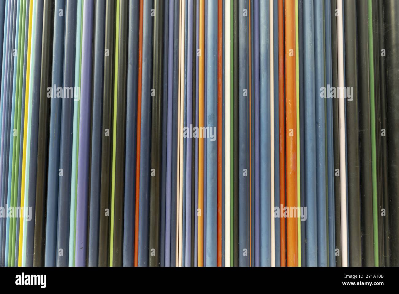 Le Moretti tubes, ventilation tower, designed by the artist Raymond ...