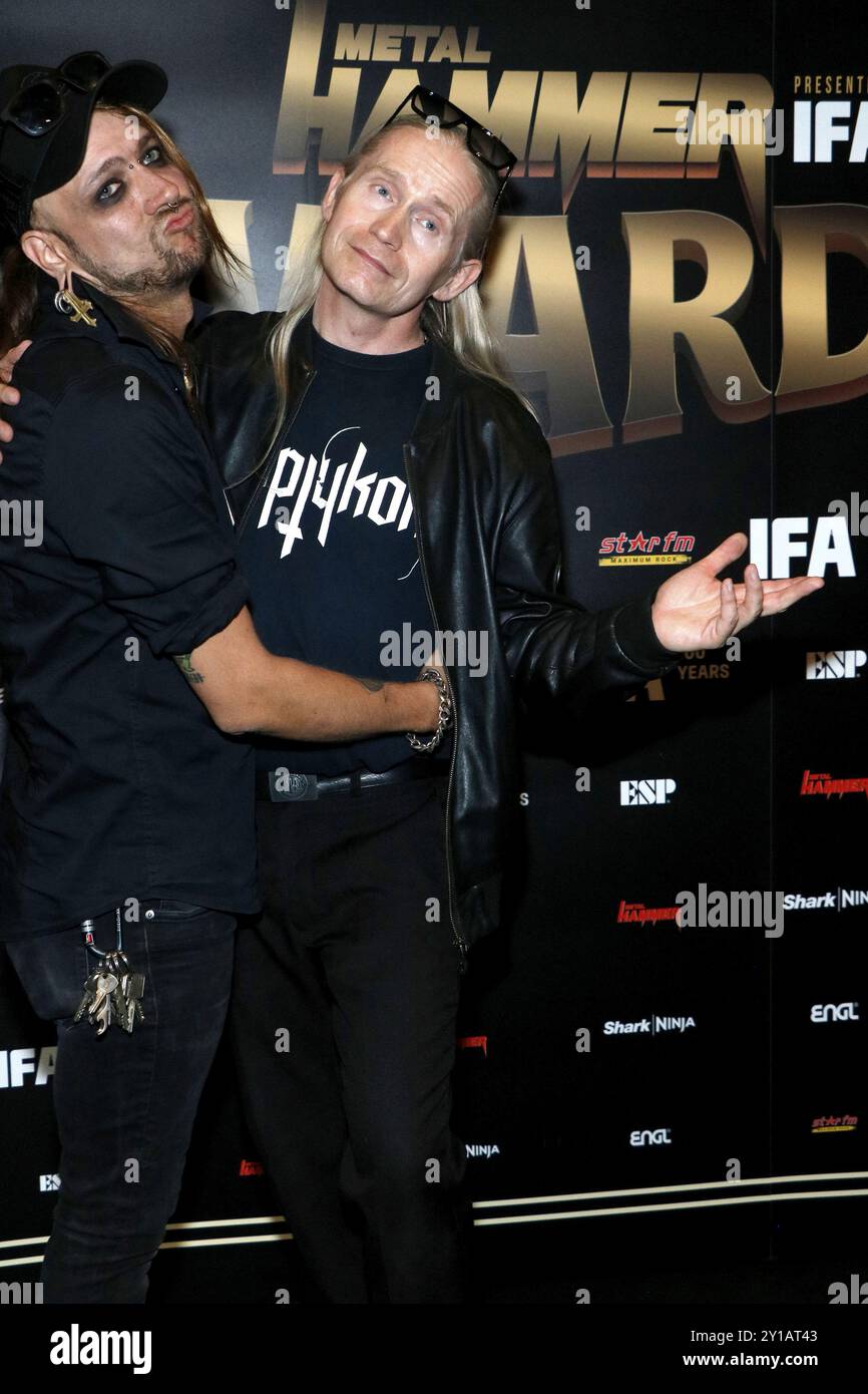 Axel One and Roman Geike (Romano) at the Metal Hammer Awards 2024 in ...