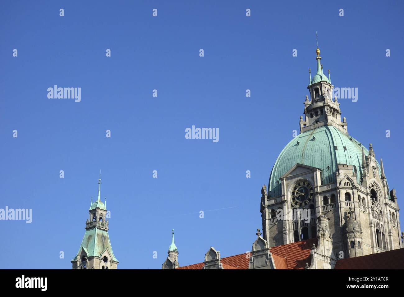 New town hall in Hanover Stock Photo - Alamy