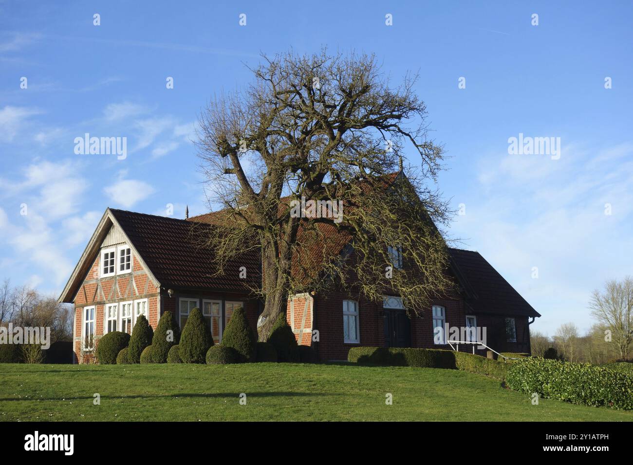 Traditional house in Schleswig Holstein Stock Photo - Alamy
