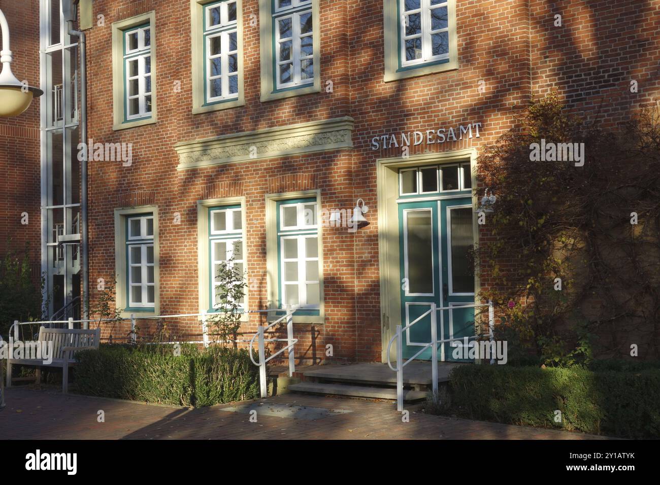 Registry office Hittfeld Stock Photo - Alamy