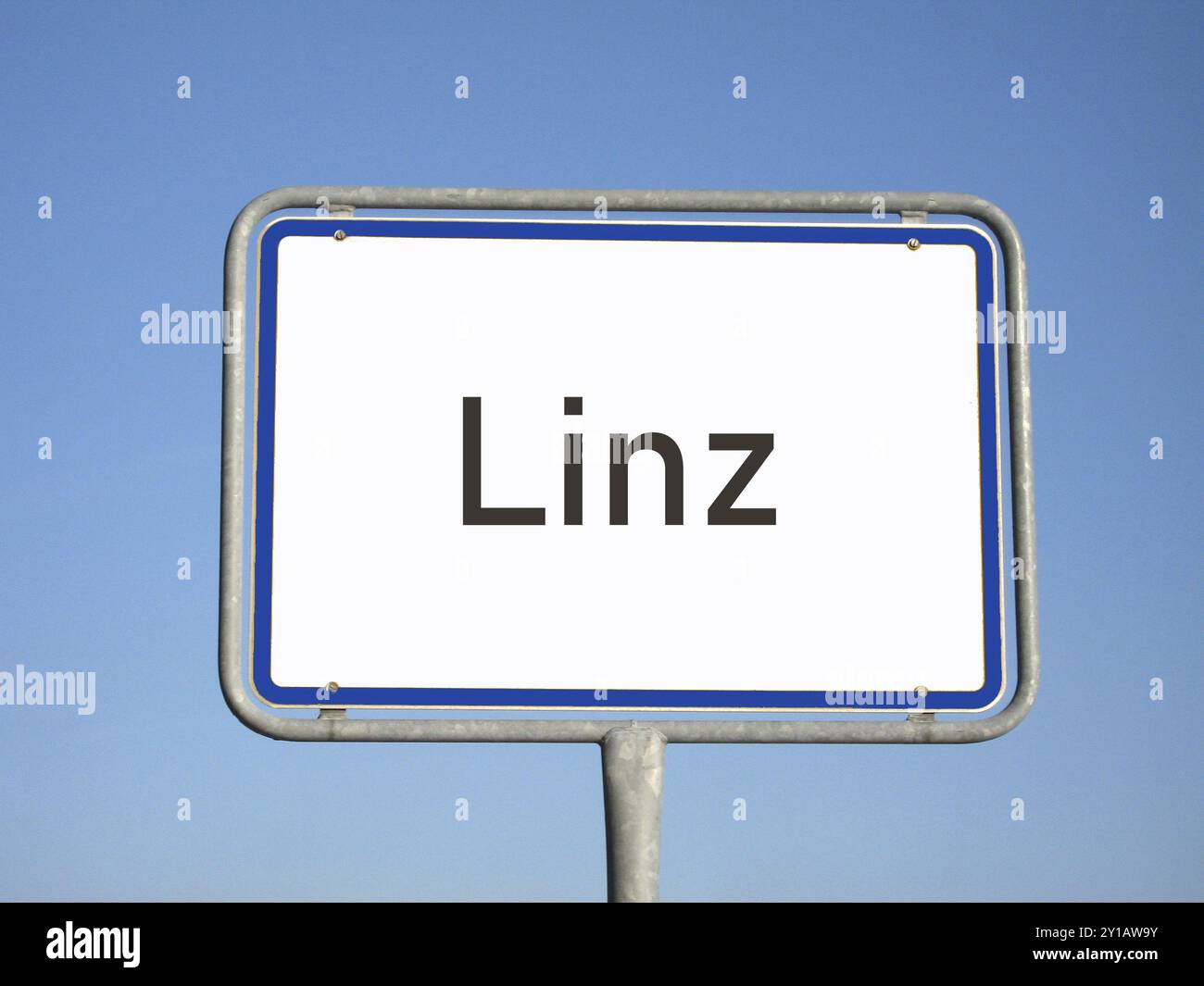 Place name sign Linz Stock Photo - Alamy
