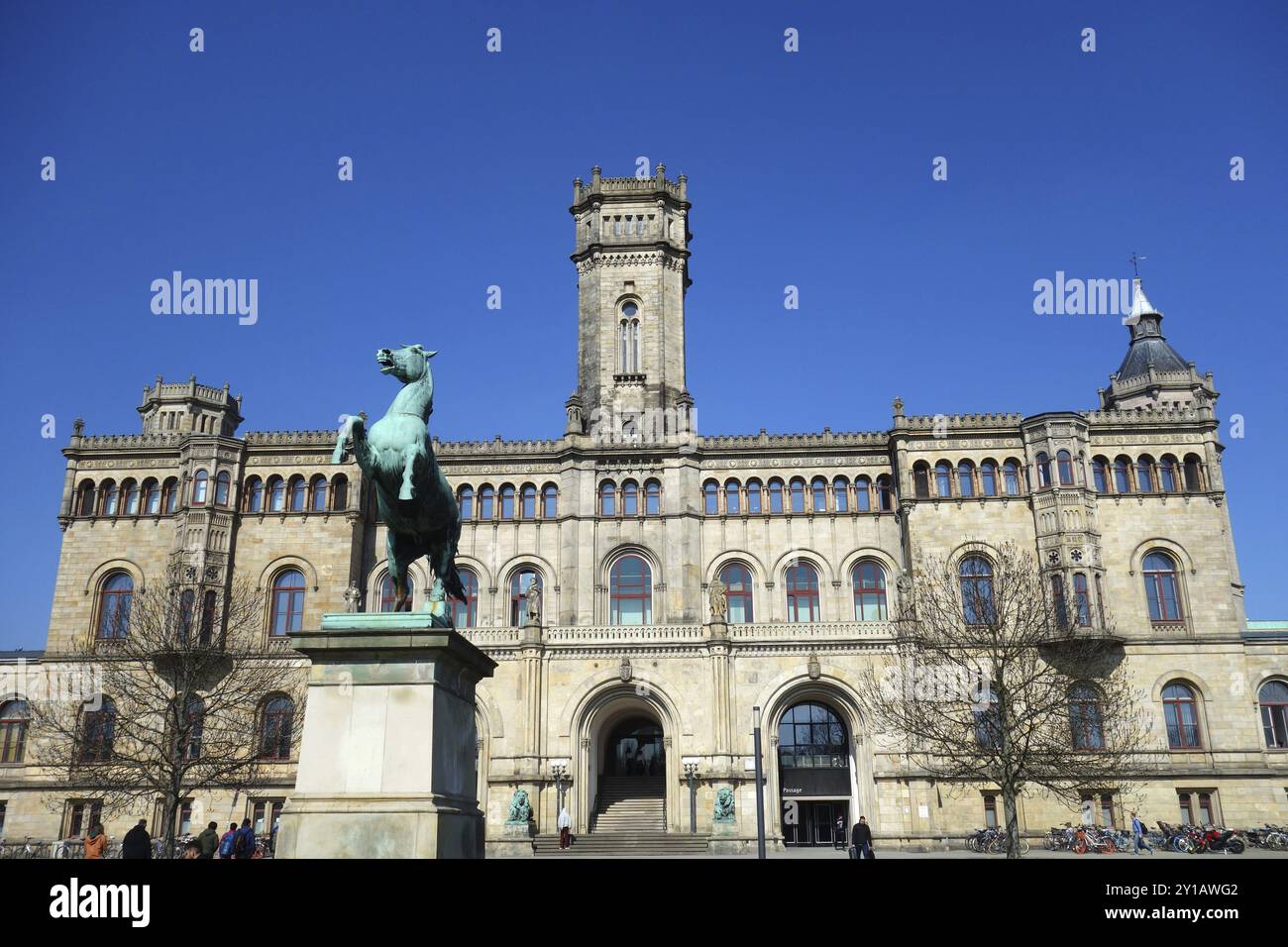 Gottfried Wilhelm Leibniz University Hanover Stock Photo - Alamy