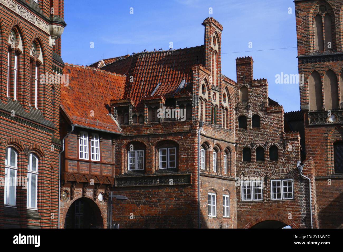 Castle gate in Luebeck Stock Photo - Alamy