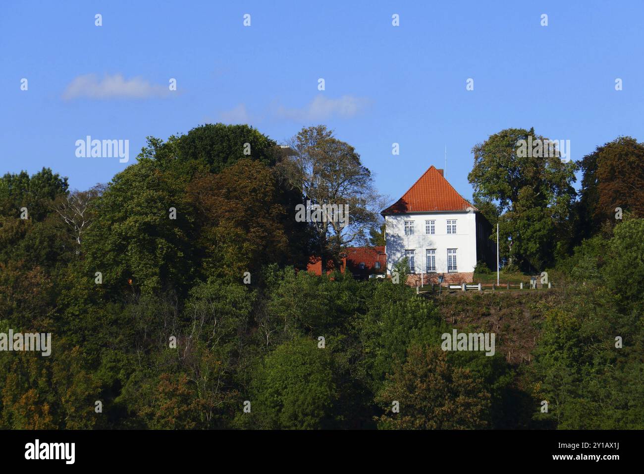 Castle tower at Lauenburg Castle Stock Photo - Alamy
