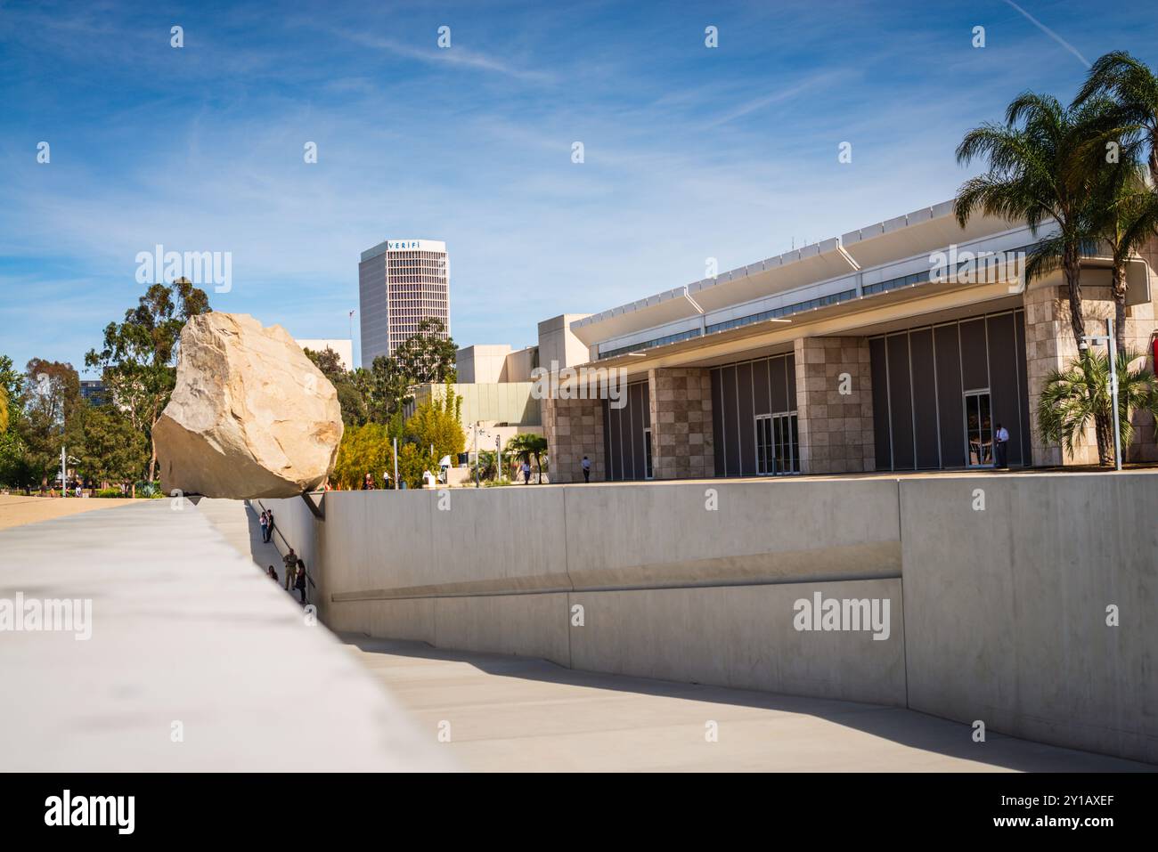Los Angeles, California USA - April 28, 2017: Outdoor art installation ...
